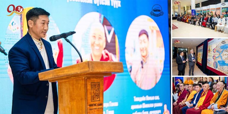 Glimpses from the ongoing Buddhism and Science event in Ulaanbaatar ...